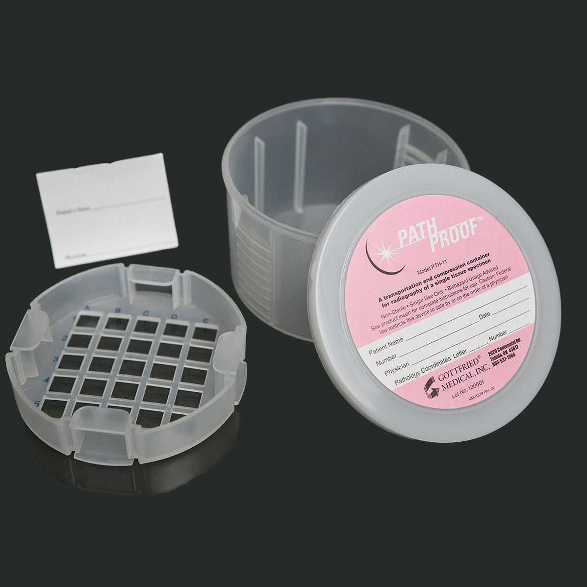PathProof Surgical Breast Specimen Container - MPM Medical Supply